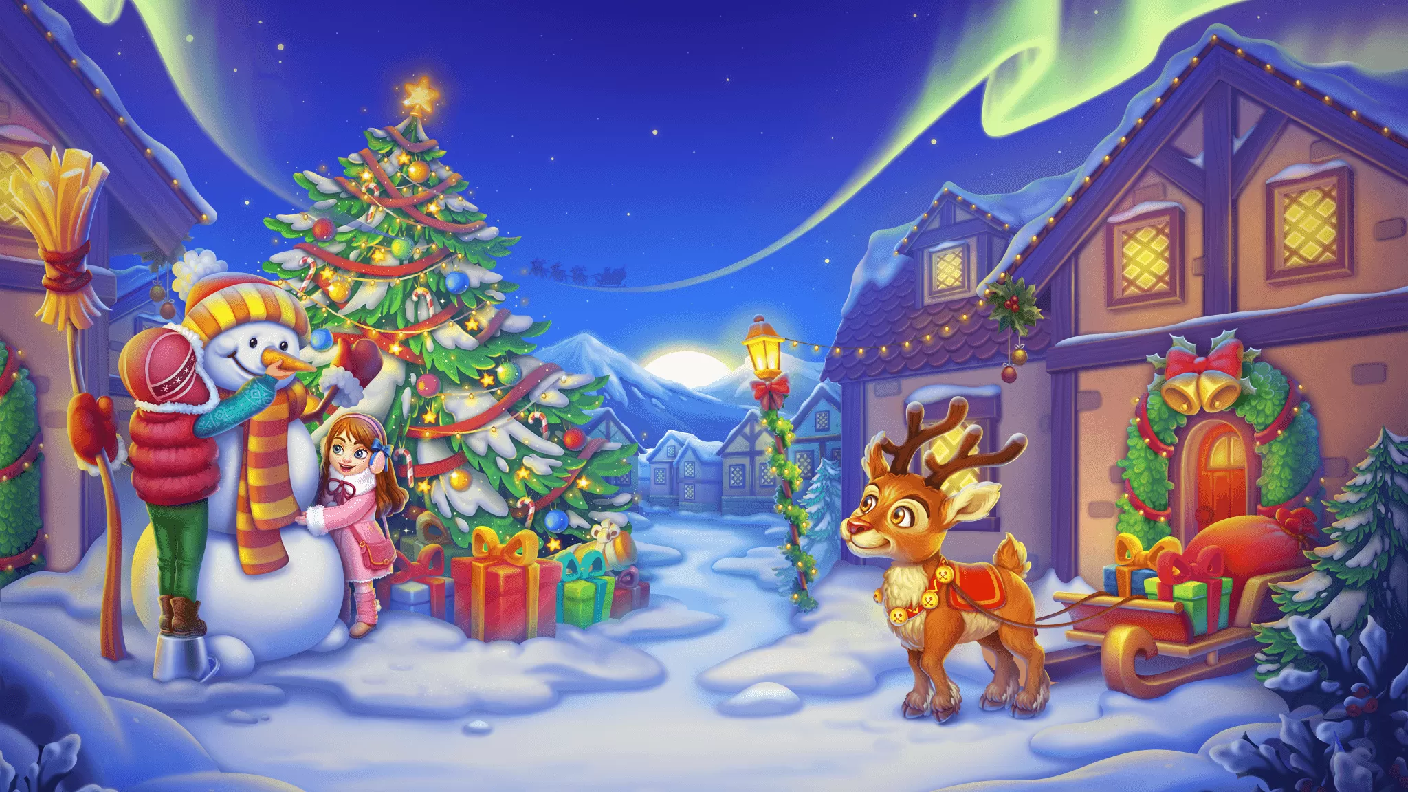 Snow Farm Happy New Year | Instantly Play Games Online for Free!